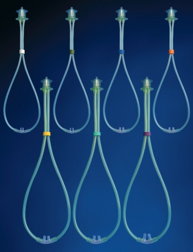 RAM Cânula - cânula nasal para suporte respiratório neonatal e pediátrico.